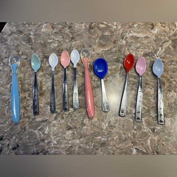 Gerber | Other | Gerber Vintage And Newer Baby Spoons Bundle Of | Poshmark